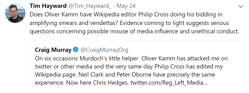 The agenda-driven edits of Philip Cross and Wikipedia's response